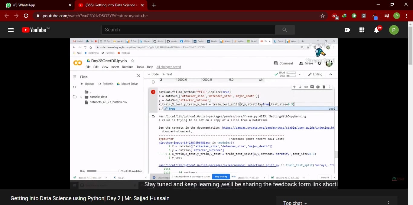 Getting into Data Science using Python - IEEE Gujarat Section